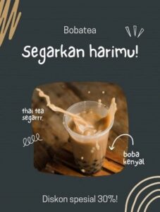 5+ Contoh Iklan Minuman Boba Dengan Kata Kata Promosi Yang Menarik